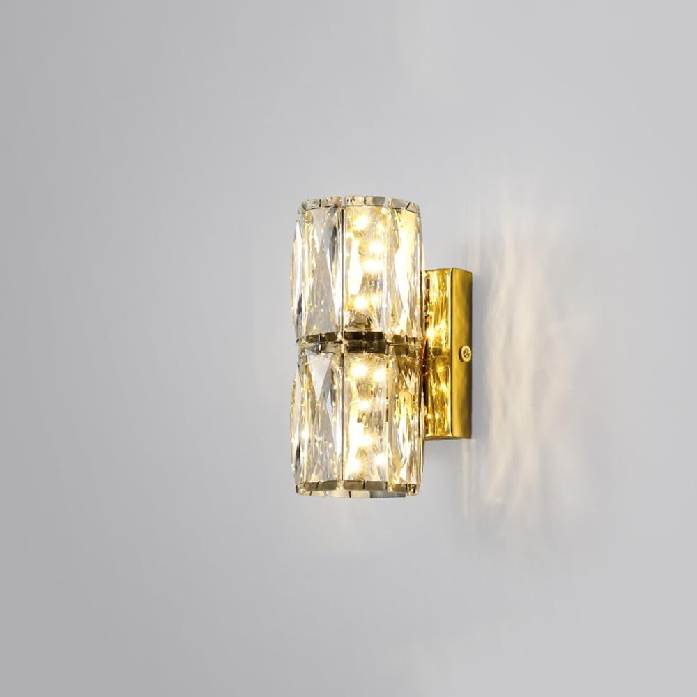 Wall Sconces Modern K9 Cryal Glass Linear Wall Sconce LED Long Wall ...