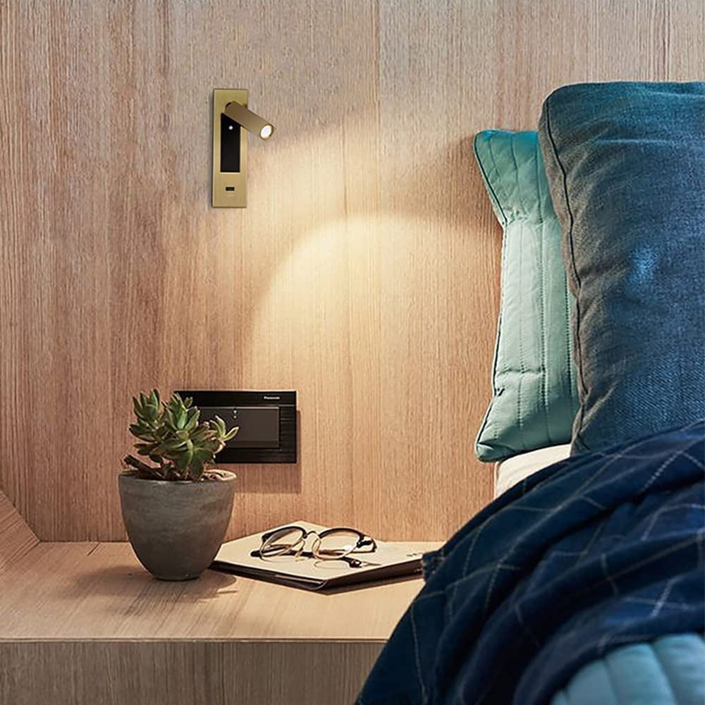 Wall Sconces Nordic Square Adjustable Wall Light Recessed Wall Lamps ...