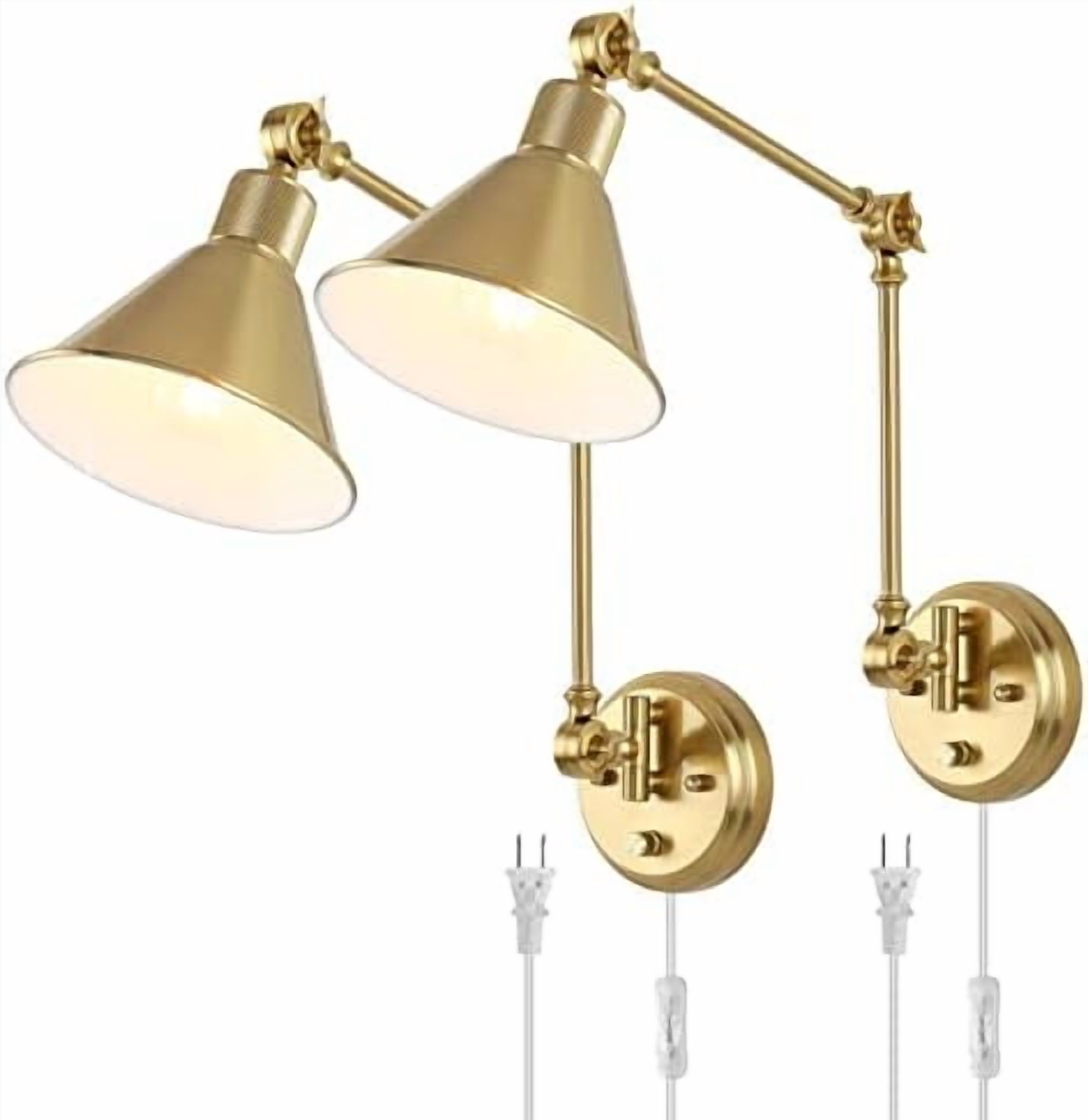 Dimmable Wall Sconce Plug Innull