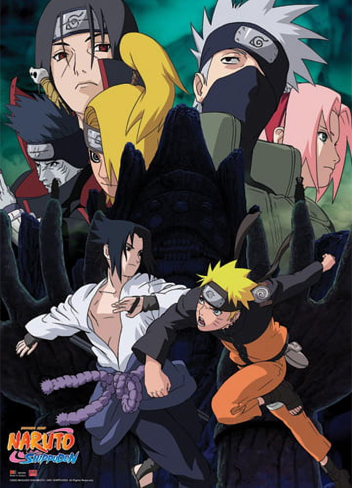 Wall Scroll - Naruto Shippuden - New Vs Sasuke Anime Gifts Toys ...