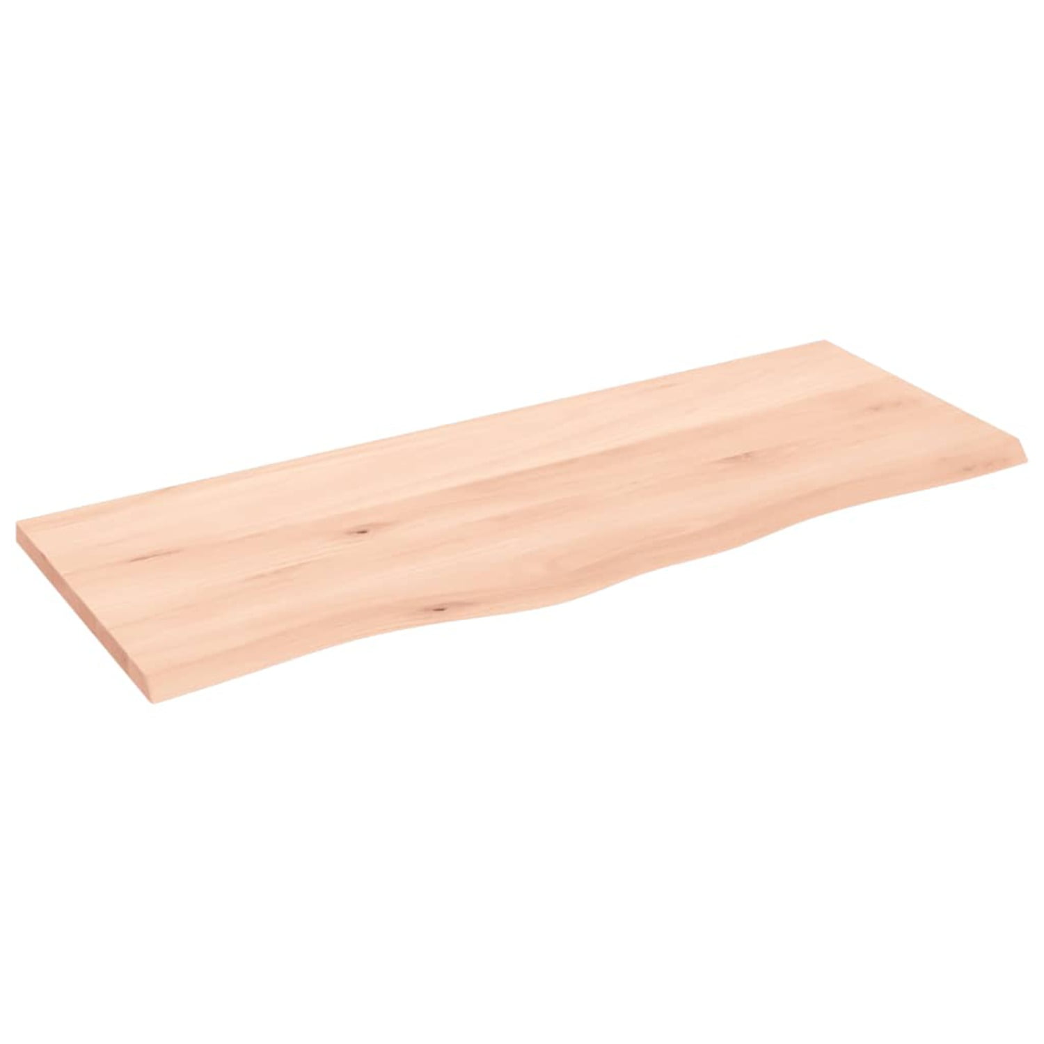 Wall Shelf 100x40x2 cm Untreated Solid Wood Oak - Walmart.com
