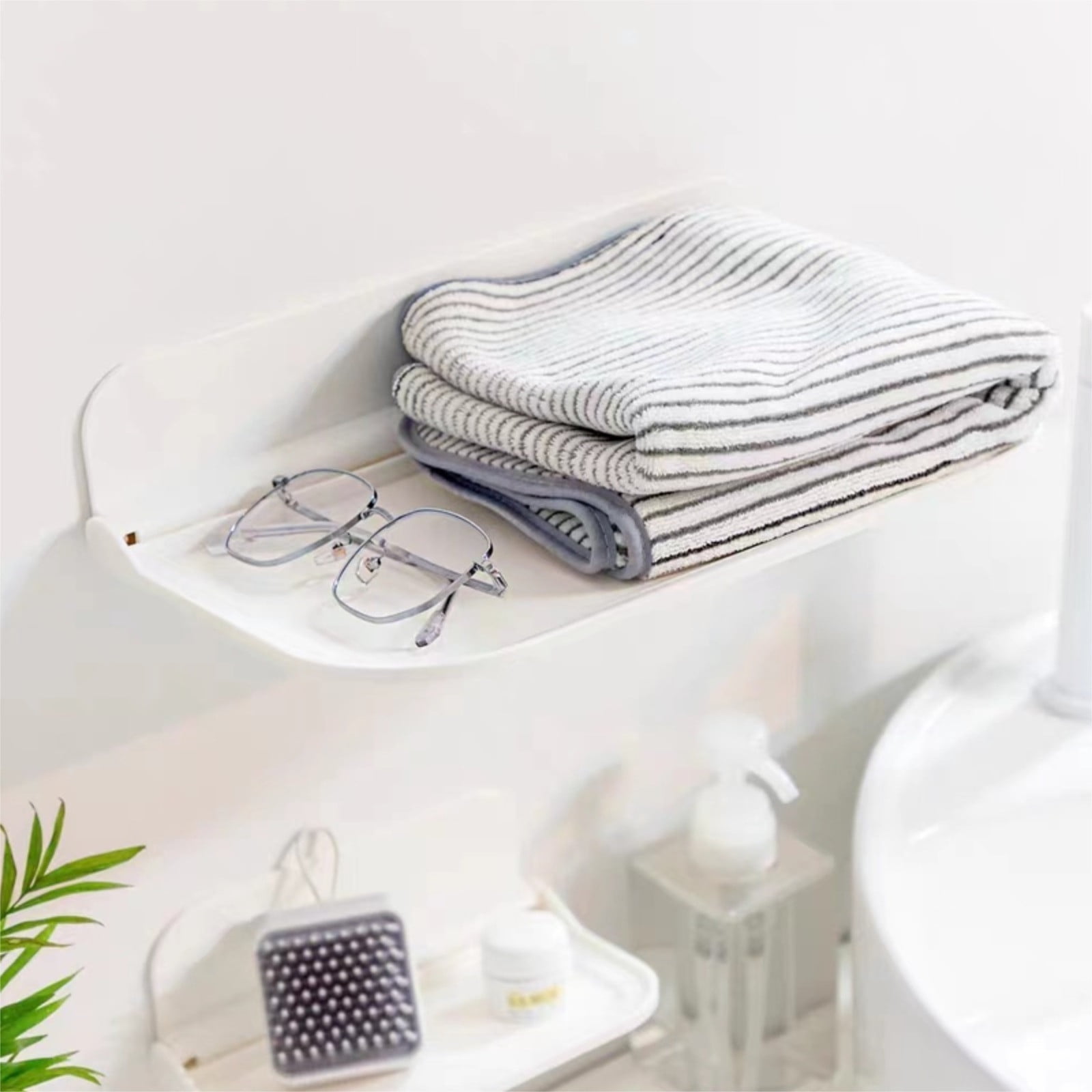 Wall Shelf Clothing Rack, Folding Design, Space-saving, Modern Style ...
