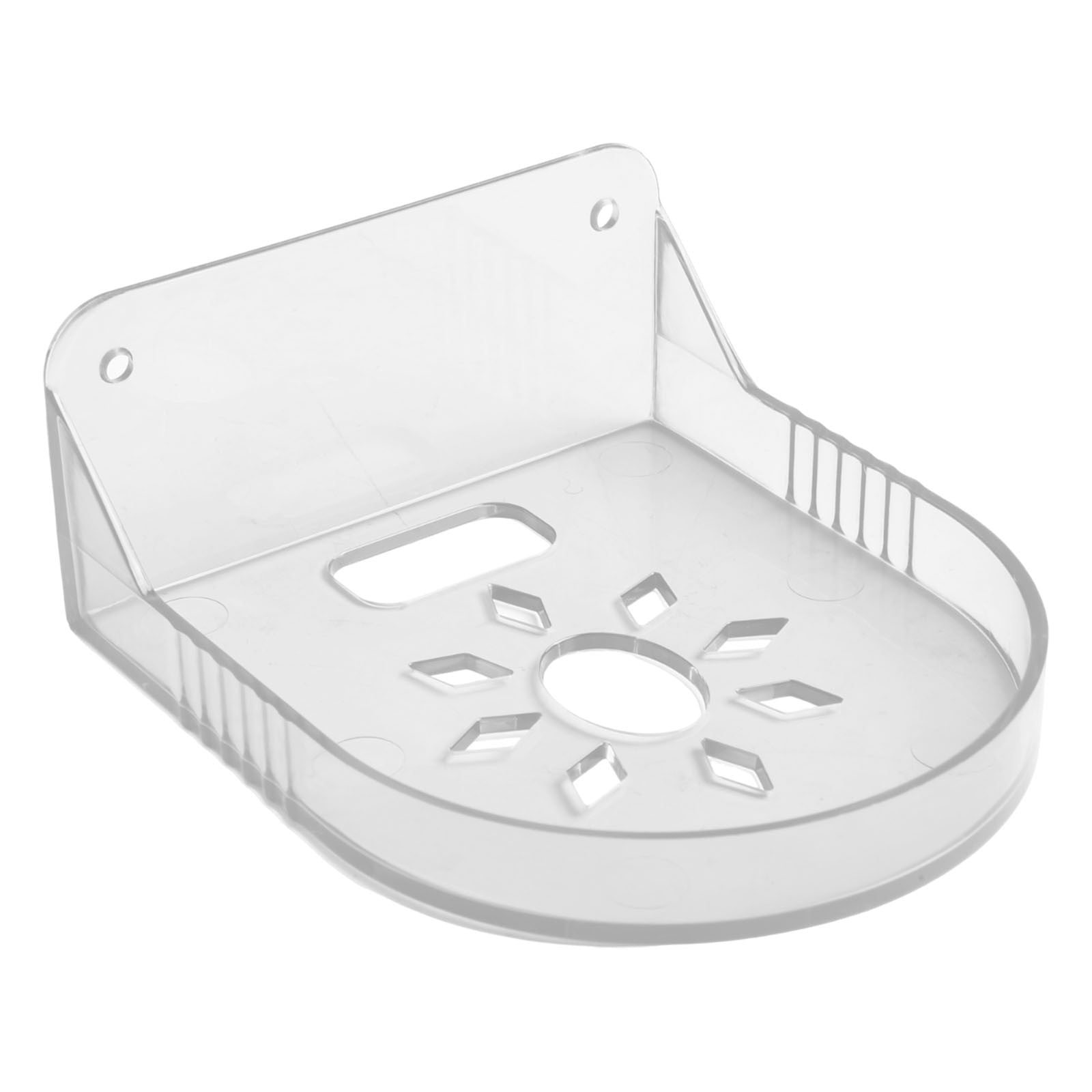 Wall Shelf Monitor Router Rack No-Drill Storage Box Wall Shelves ...