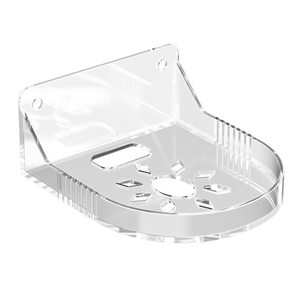 Wall Shelf Monitor Router Rack No-Drill Storage Box Wall Shelves ...