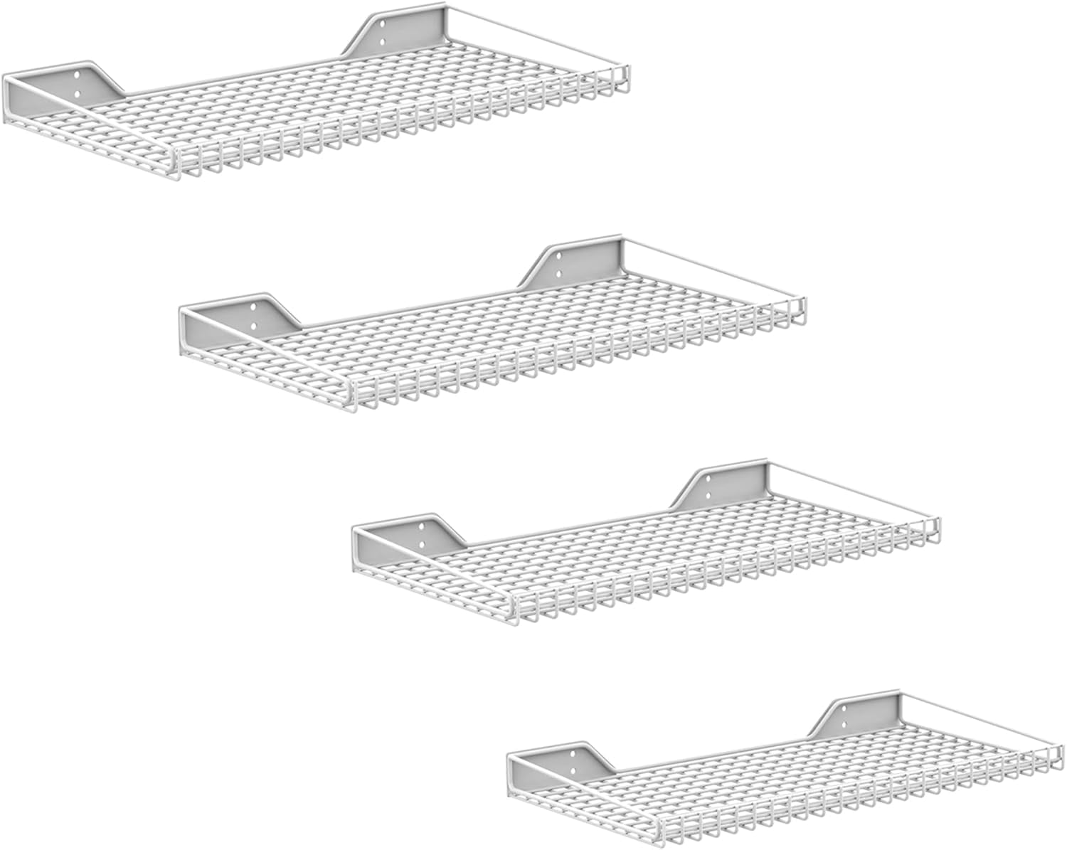 Garage Wall Shelf, Wall-Mounted Storage Shelves for Garage, Closet ...