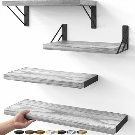 Wall Shelves for Bedroom Decor, Floating Shelves for Living Room ...