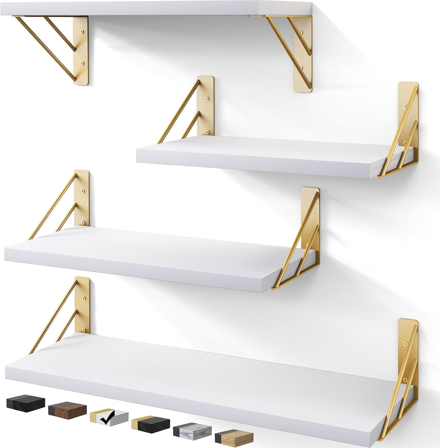 Wall Shelves for Bedroom Decor, Floating Shelves for Wall Storage ...