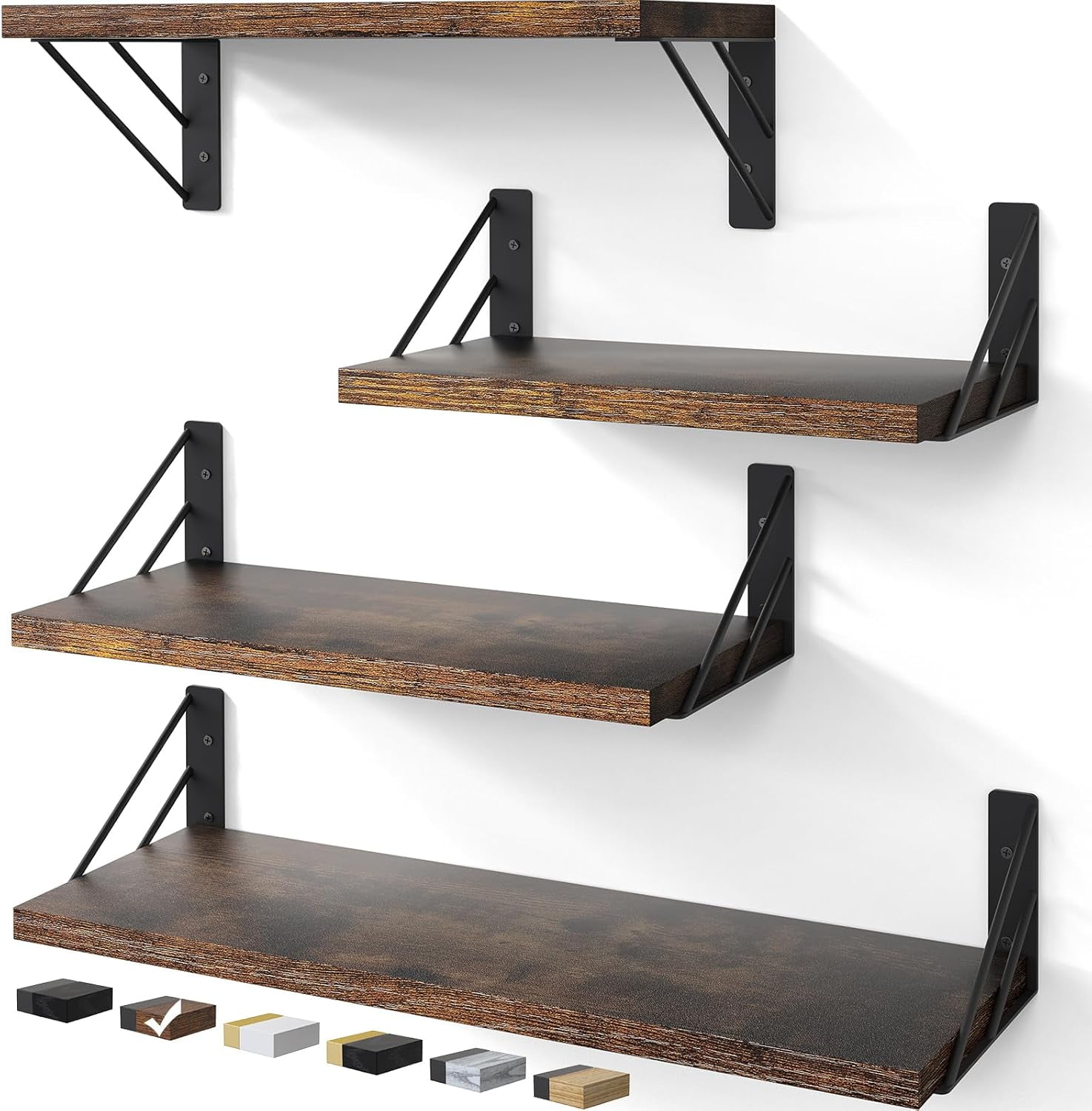 Wall Shelves for Bedroom Decor, Floating Wall Shelves for Living Room ...