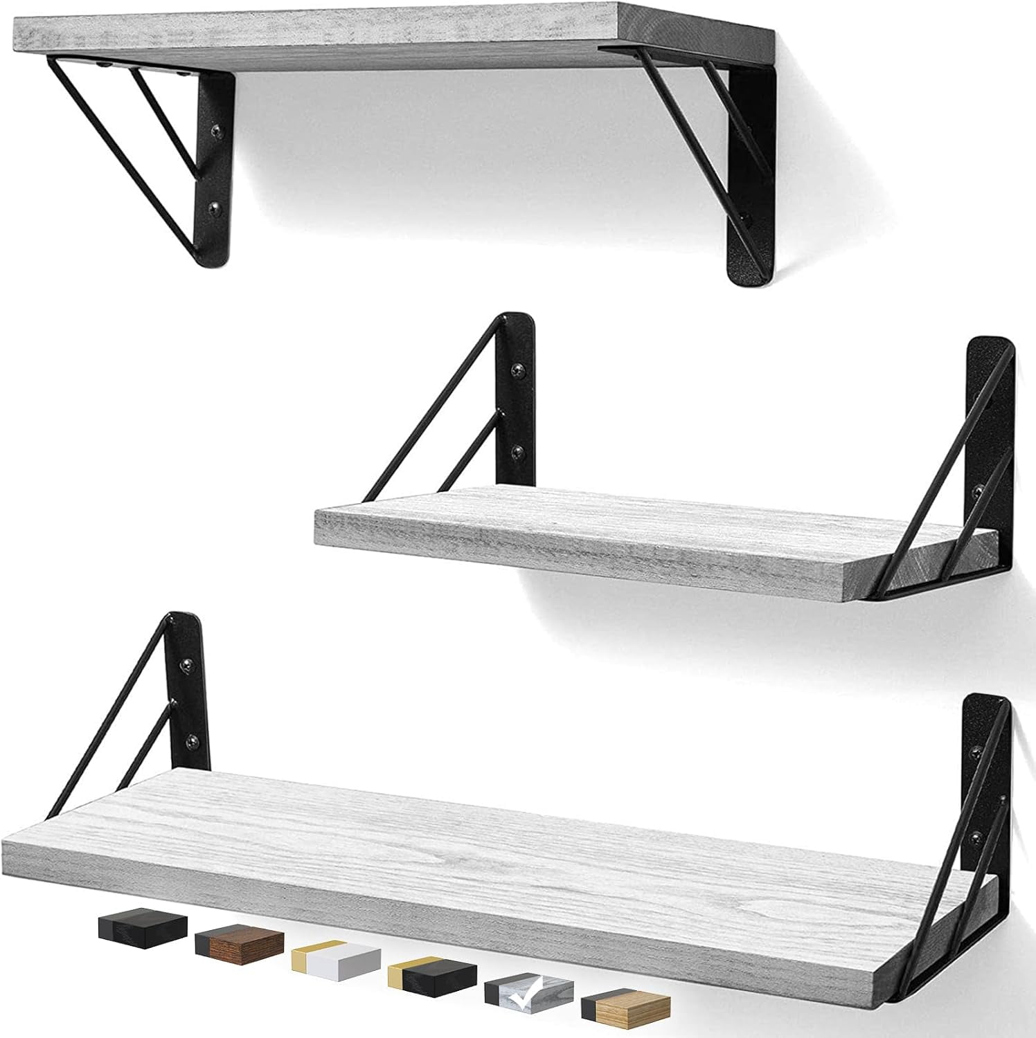 Wall Shelves for Bedroom Decor, Floating Wall Shelves for Living Room ...