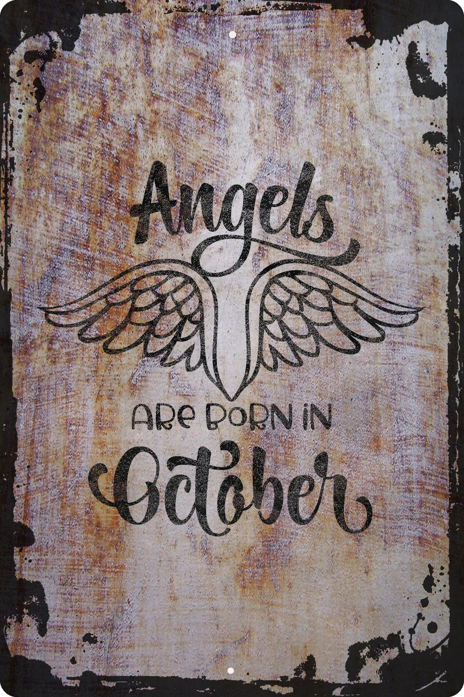 October Birthday Sign