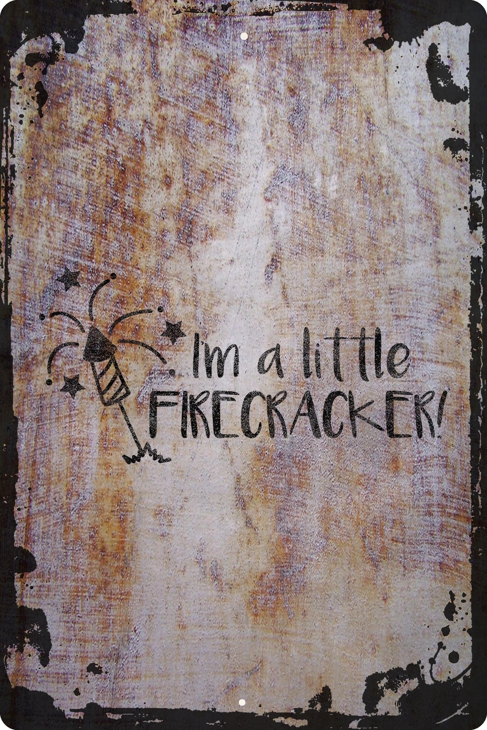 Wall Sign Im a little firecracker! fireworks cute kid child fourth of ...