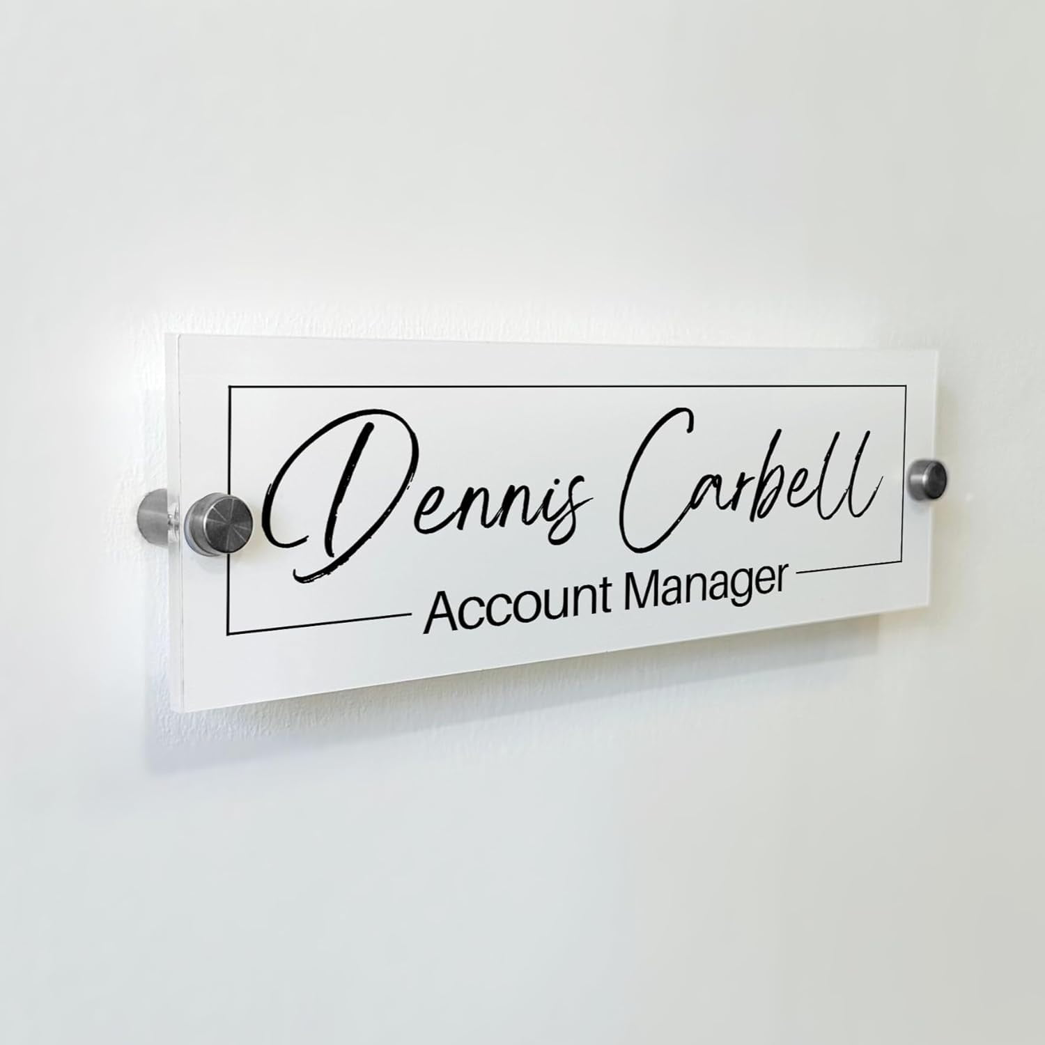 Wall Sign Name Plate - Door Name Plate Office Gifts Executive Sign Wall ...