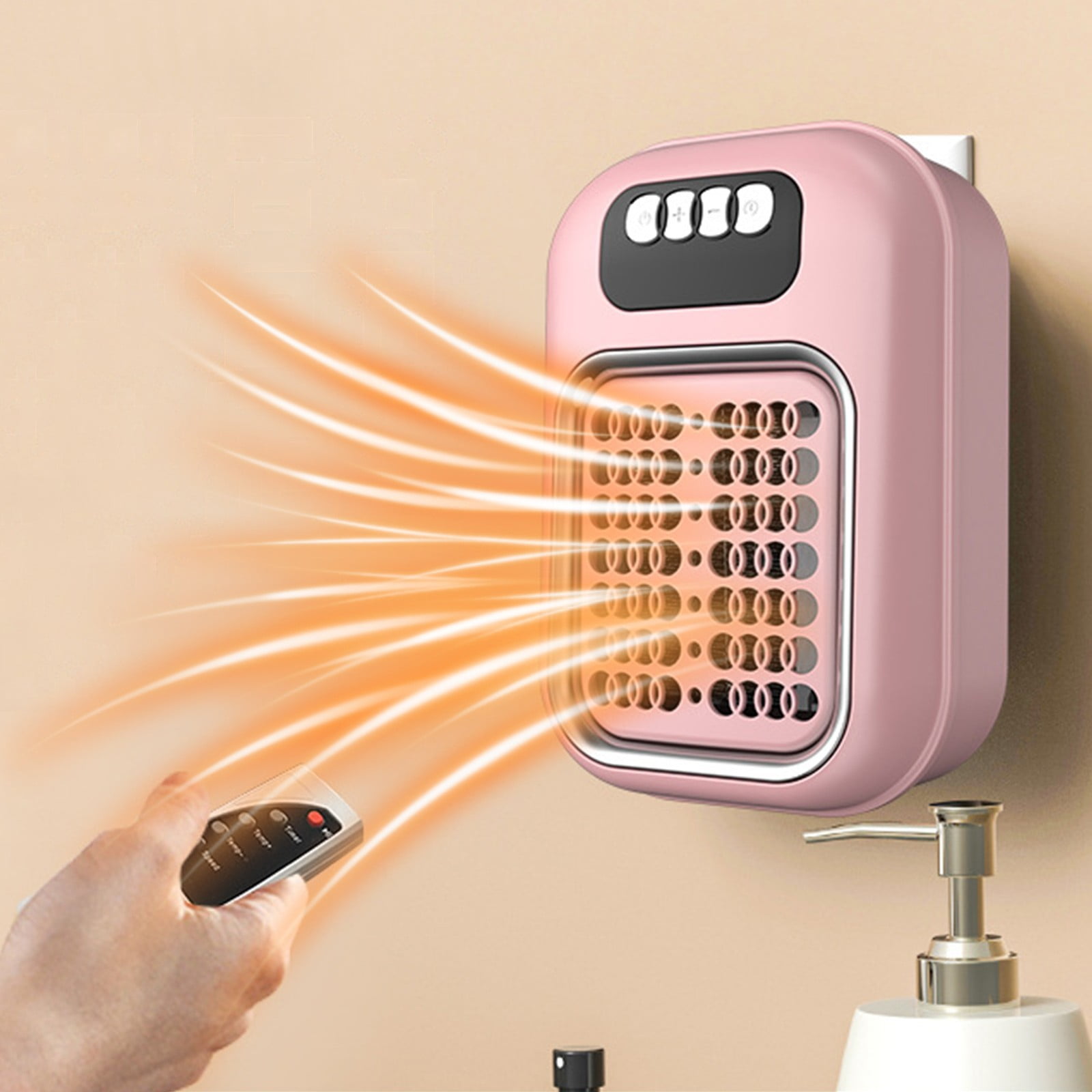 Wall Space Heater Personal Heater Versatile under Desk Heater Flat ...