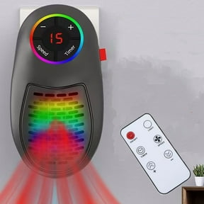 Space Heater, 300W Portable Electric Heaters for Indoor Use with ...