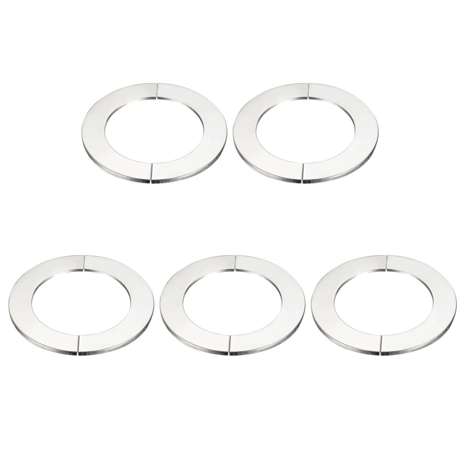 Wall Split Flange, 201 Stainless Steel Round Escutcheon Plate for 101mm ...