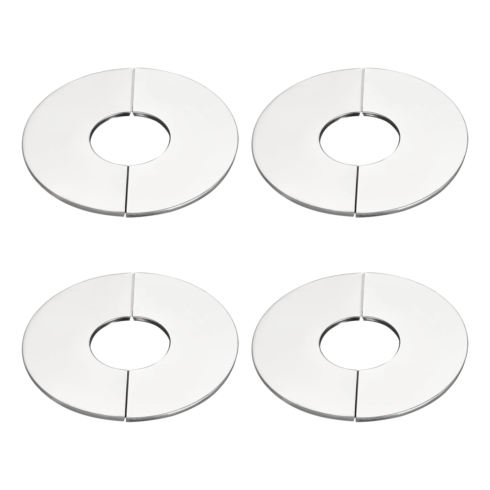 Wall Split Flange, 201 Stainless Steel Round Escutcheon Plate for 51mm ...