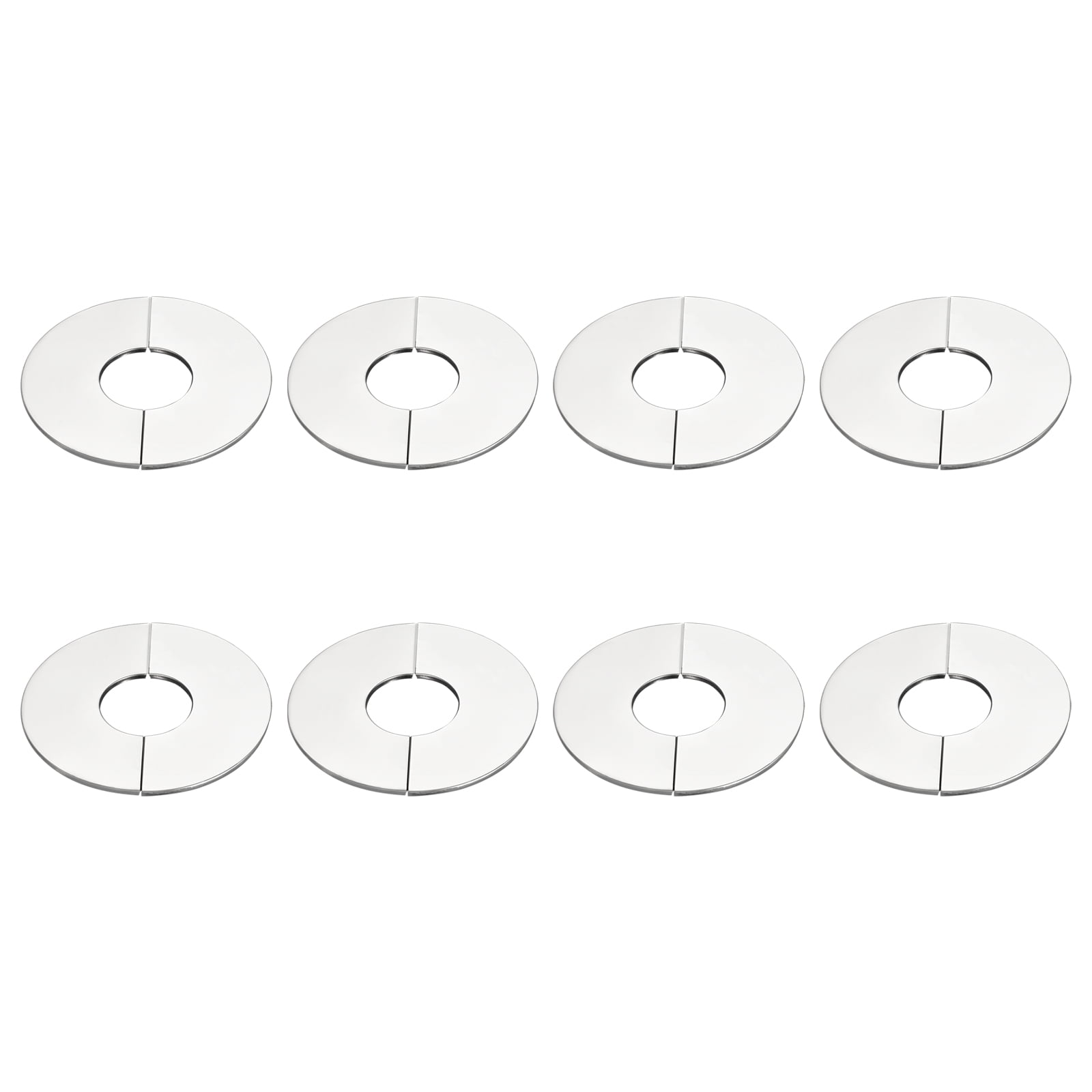 Wall Split Flange, 201 Stainless Steel Round Escutcheon Plate for 51mm ...