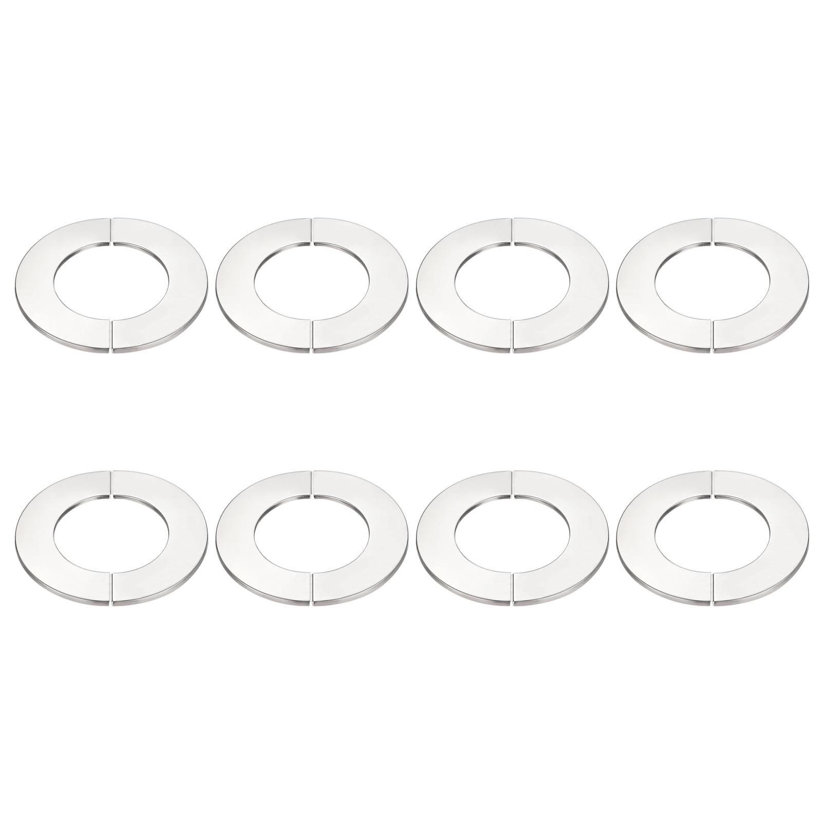 Wall Split Flange, 201 Stainless Steel Round Escutcheon Plate for 81mm ...