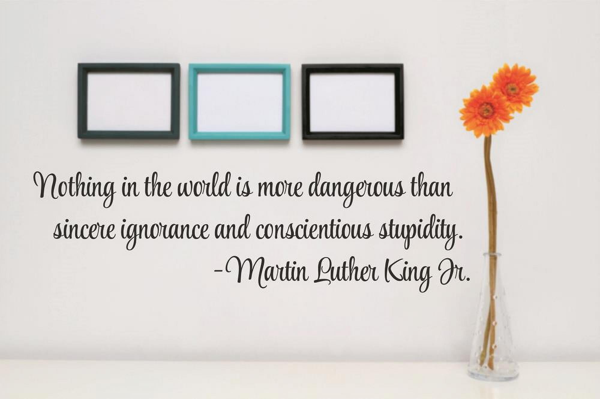 Wall Sticker Decal : Nothing in the world is more dangerous than ...
