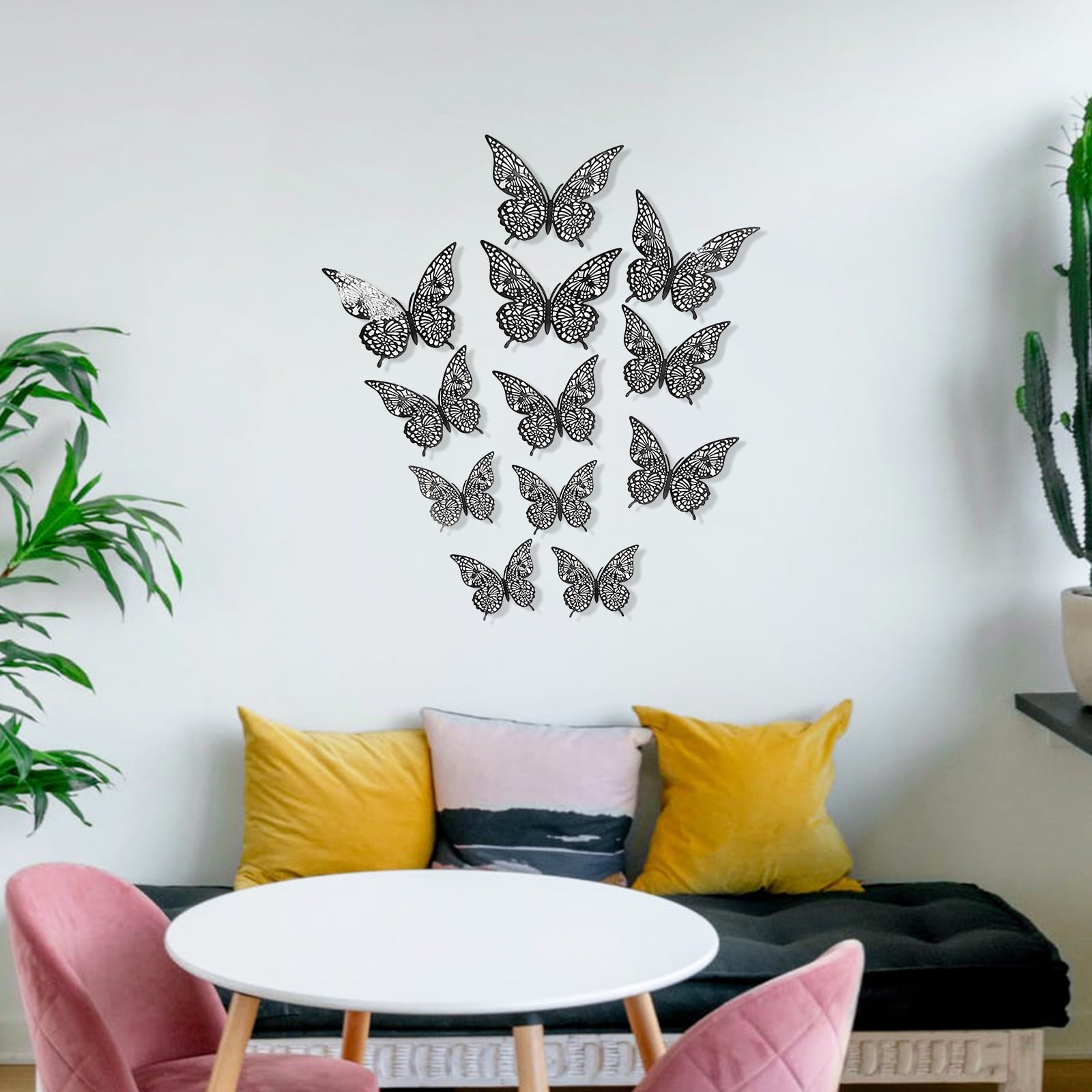 Wall Sticker,Out Shape 3d Cut-out Shape Wall Art Decoration Paper Diy ...