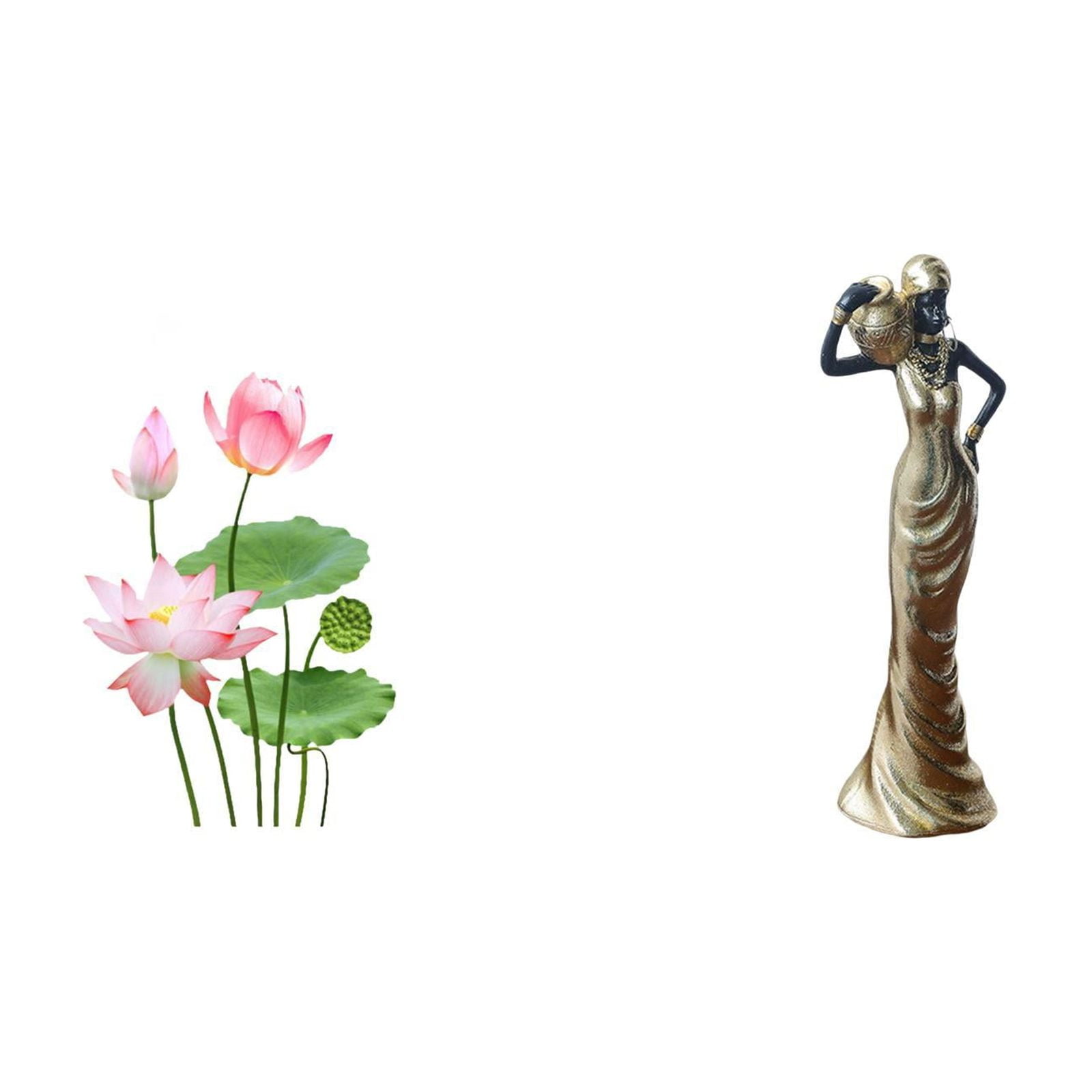 Wall Sticker Tribal Lady Statue Figurine Resin Material for Bedroom ...