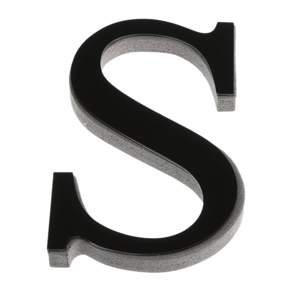 Wall Stickers 3D Letters Mural Home Acrylic Decals DIY Art 26 Piece Set ...