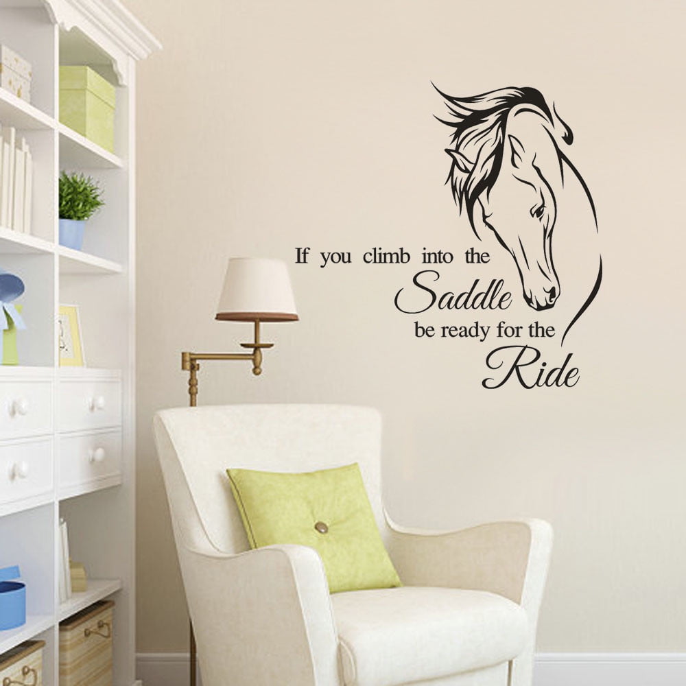 Wall Stickers Home Decora Sticker Removable Home Horse Vinyl Wall Decor ...