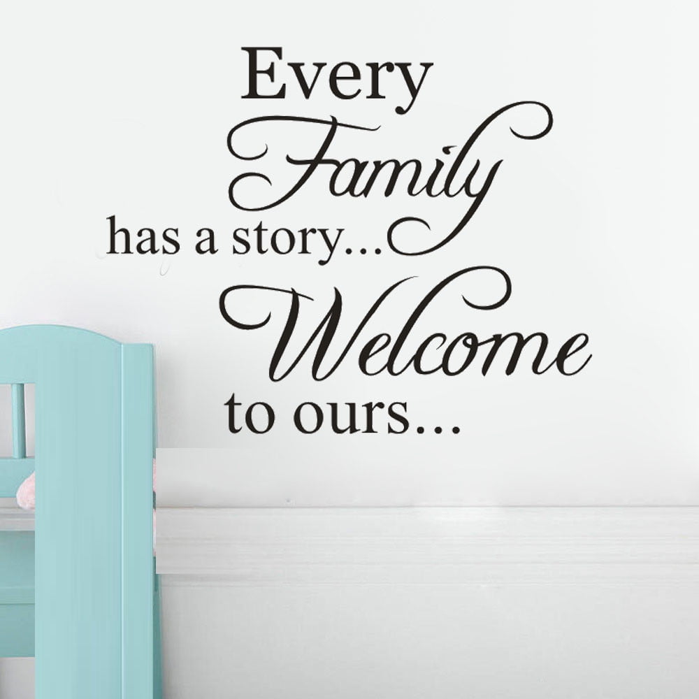 Wall Stickers Home Decora Sticker Stickers Wall Art Room Family ...