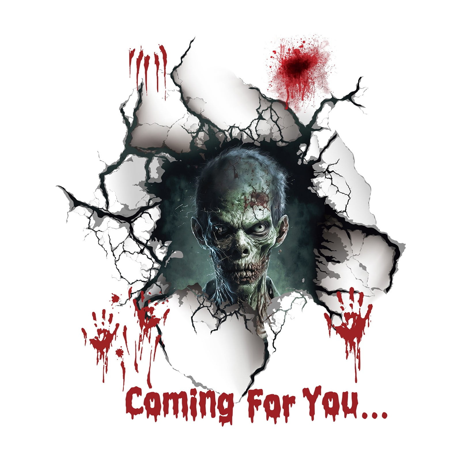 Wall Stickers Window Stickers Female Hands Dead Wall Stickers Holiday ...