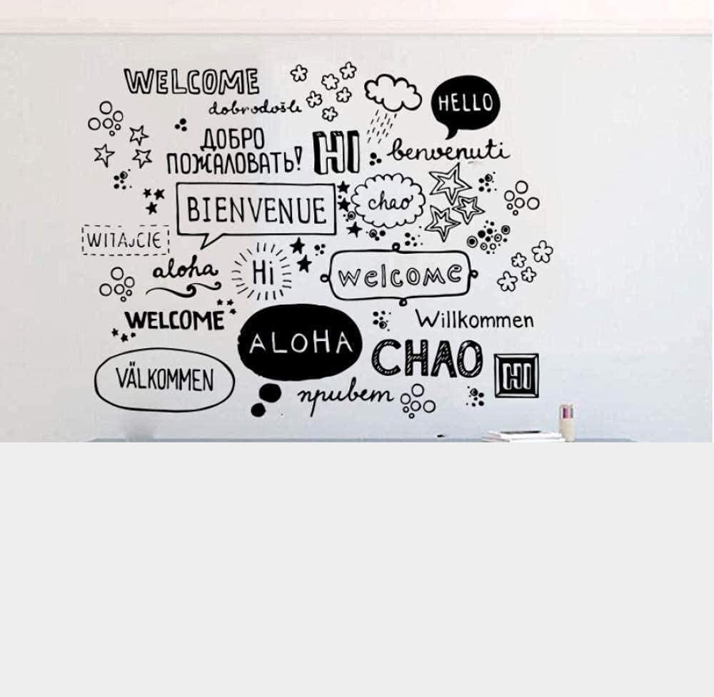 Wall Stickers and Murals Welcome Greetings in Multiple Ethnic Languages ...