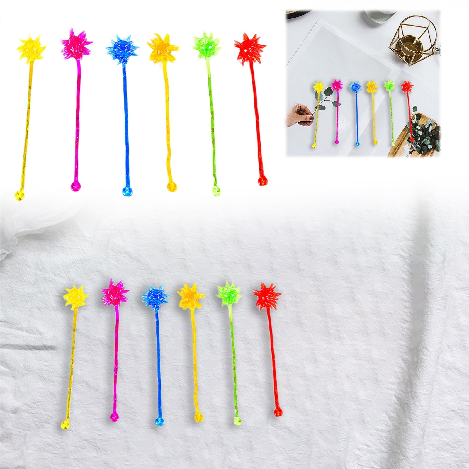 Wall Sticking Toy Stress Catapult Game For Kids Sticky With Rubber Tiys ...