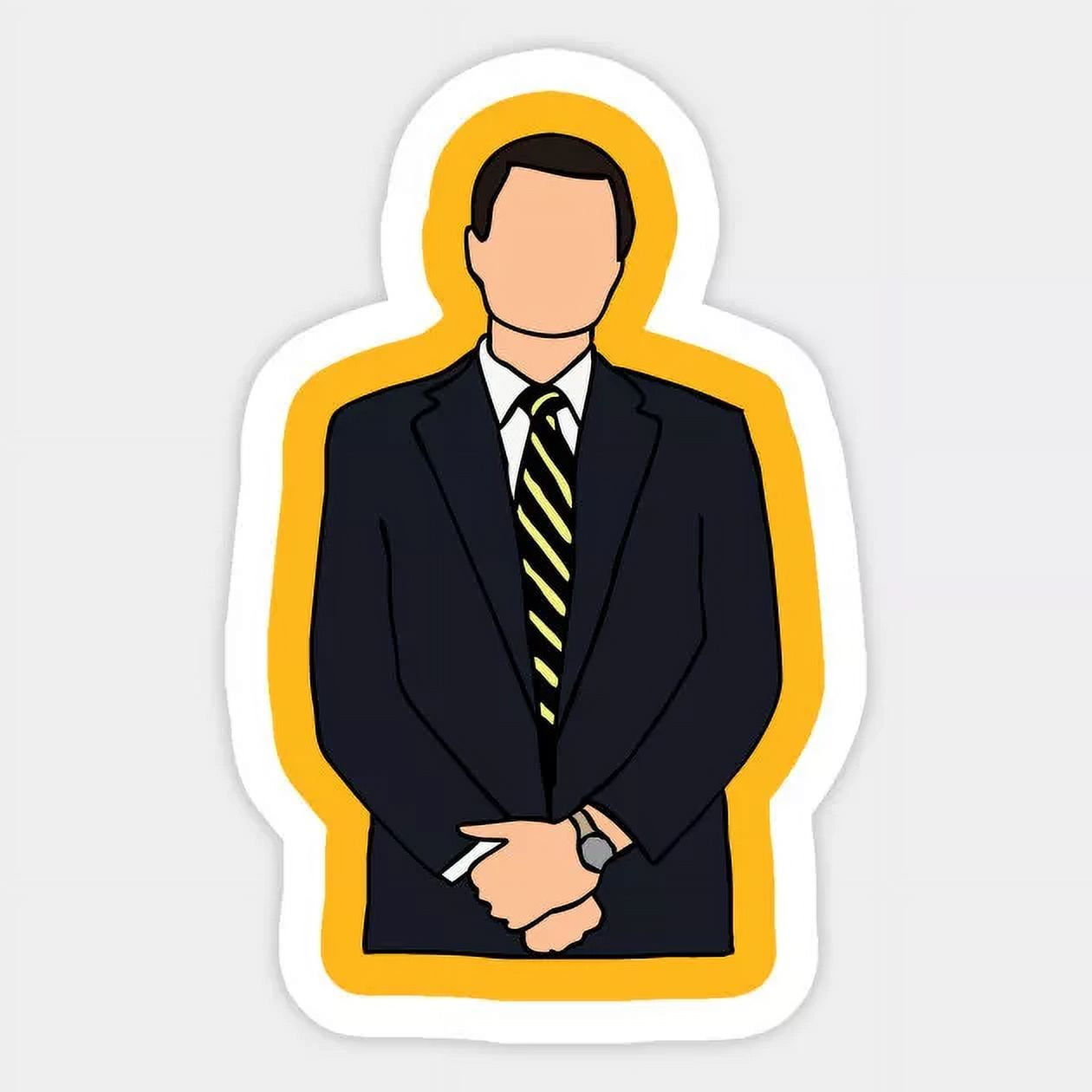 Wall Street Salesman Broker Vinyl Wall Bumper Bottle Decal Sticker ...