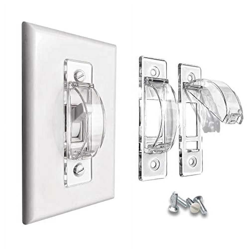 Wall Switch Guard, ILIVABLE .. Child Proof Light Switch .. Plate Covers ...