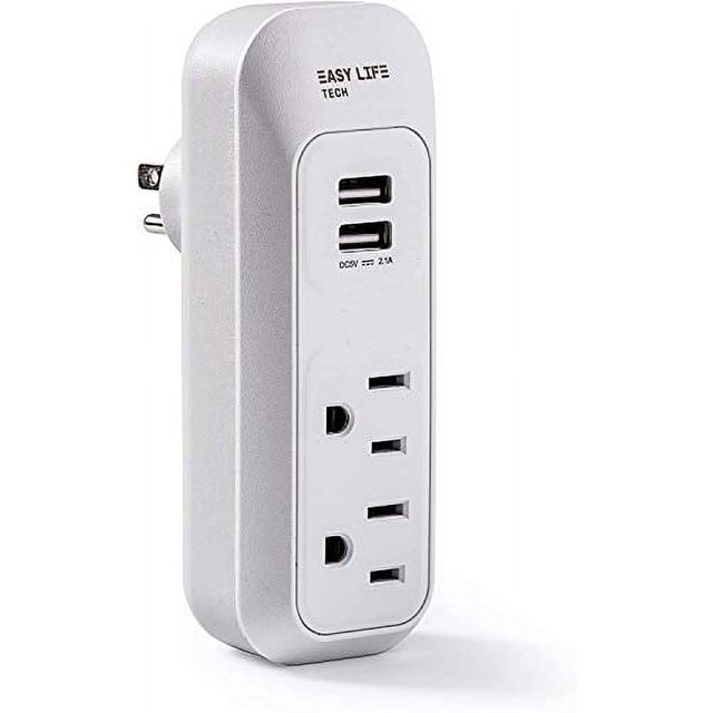 Wall Tap 2 AC Outlets and 2 USB Charging Ports by EasyLife Tech ...
