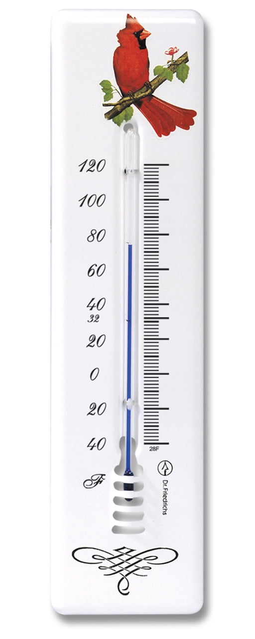 Wall Thermometer Cardinal Bird Design - Walmart.com
