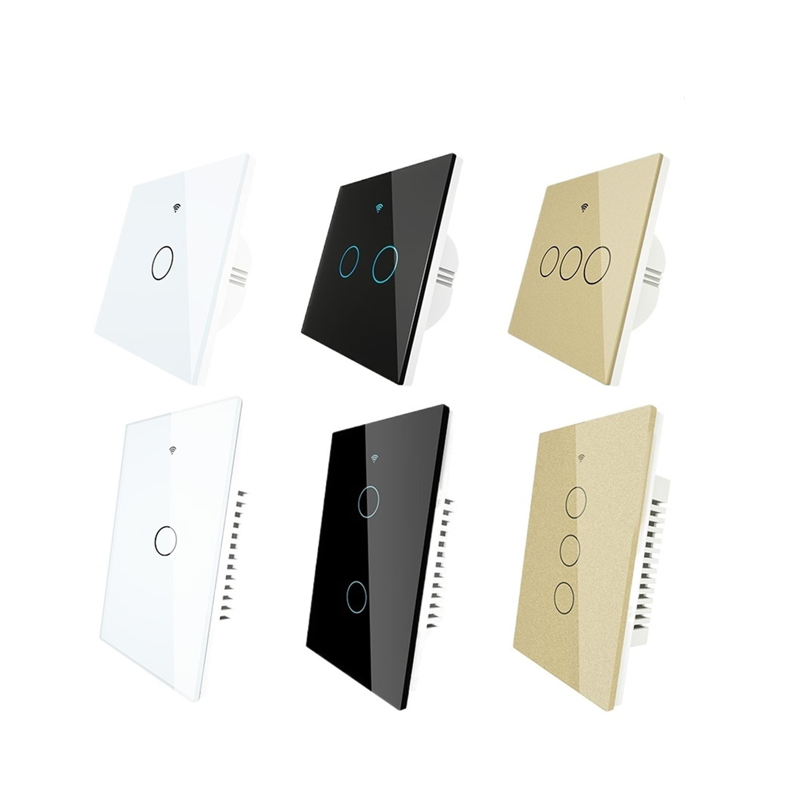 Wall Touch Smart Light Switch With Neutral/No Neutral ,No Capacitor ...