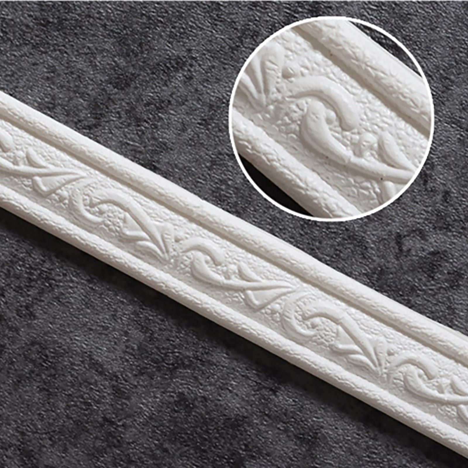 MPWEGNP Wall Trim Line Skirting Border 3D Pattern Sticker Decorative ...