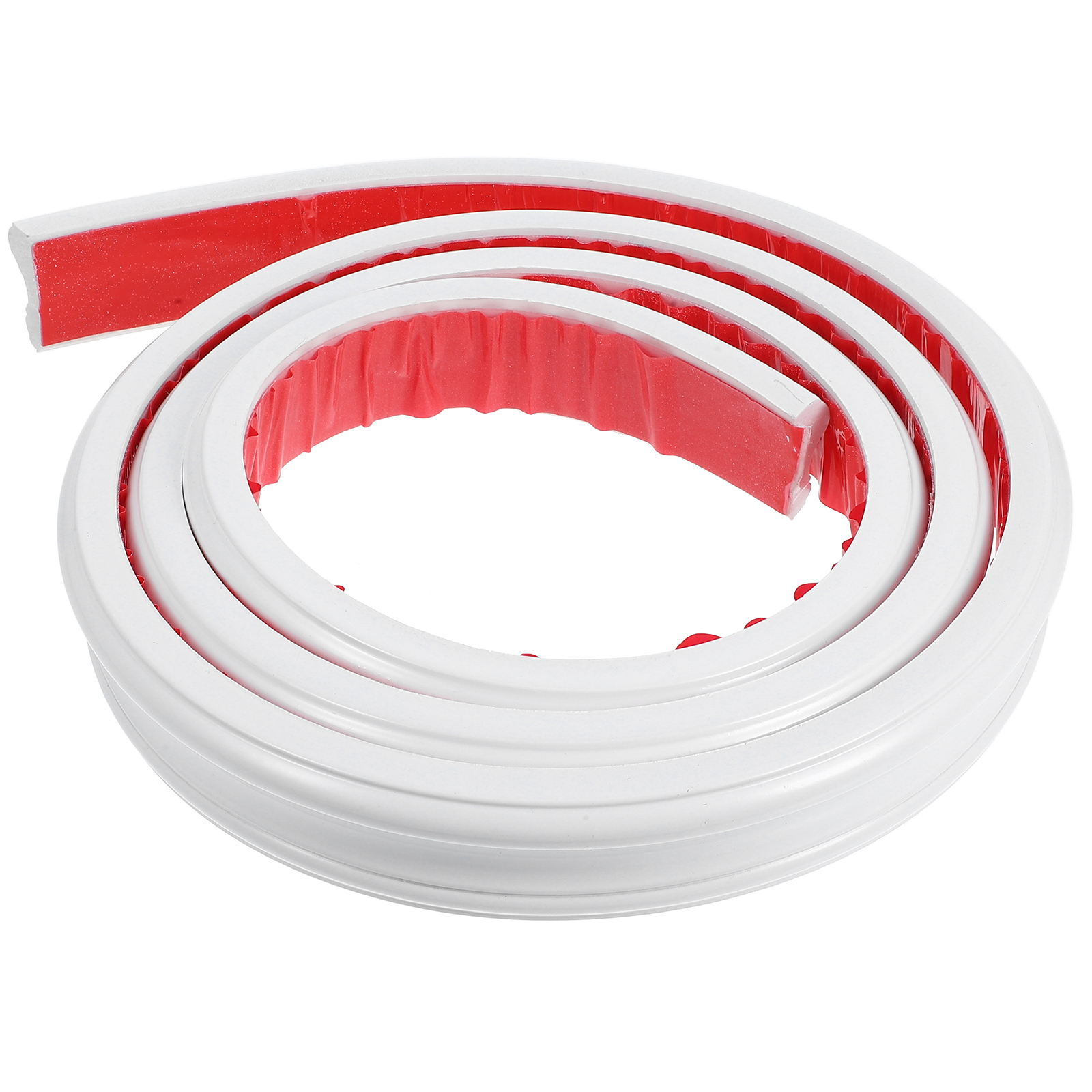 Supvox PVC Peel and Stick Wall Trim, White, Self-Adhesive, Decorative ...