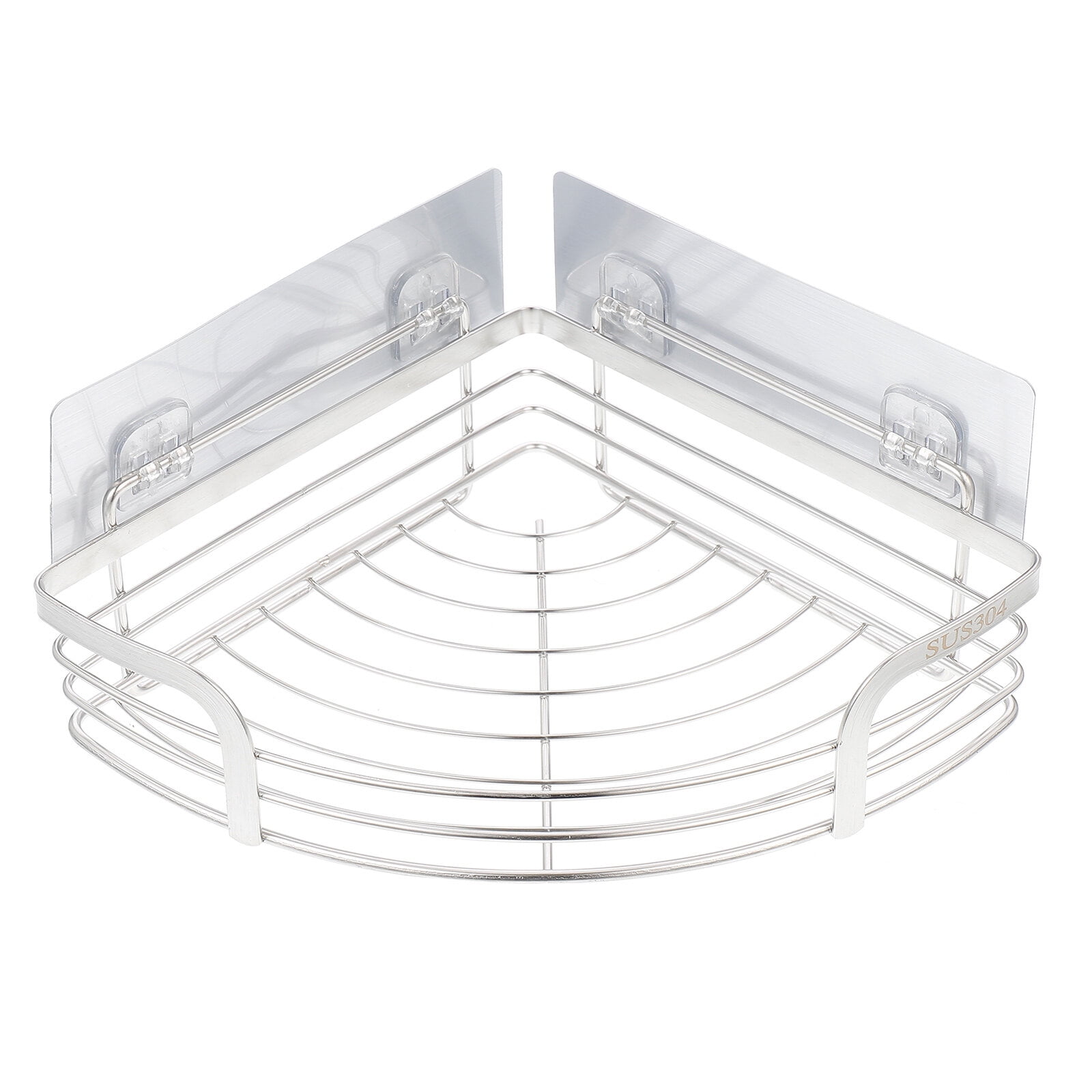 Wall Tripod Bathroom Shelf No Punching Corner Shower Storage Tub ...