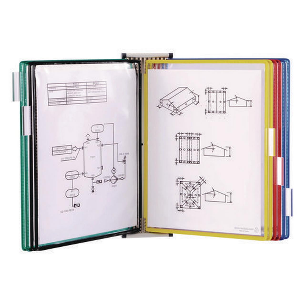 Wall Unit Reference Starter Set, 10 Panels with Assorted Color Borders ...