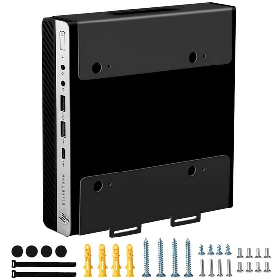 Wall VESA and Under Desk Mount Compatible with HP Mini PC, Mount for HP ...