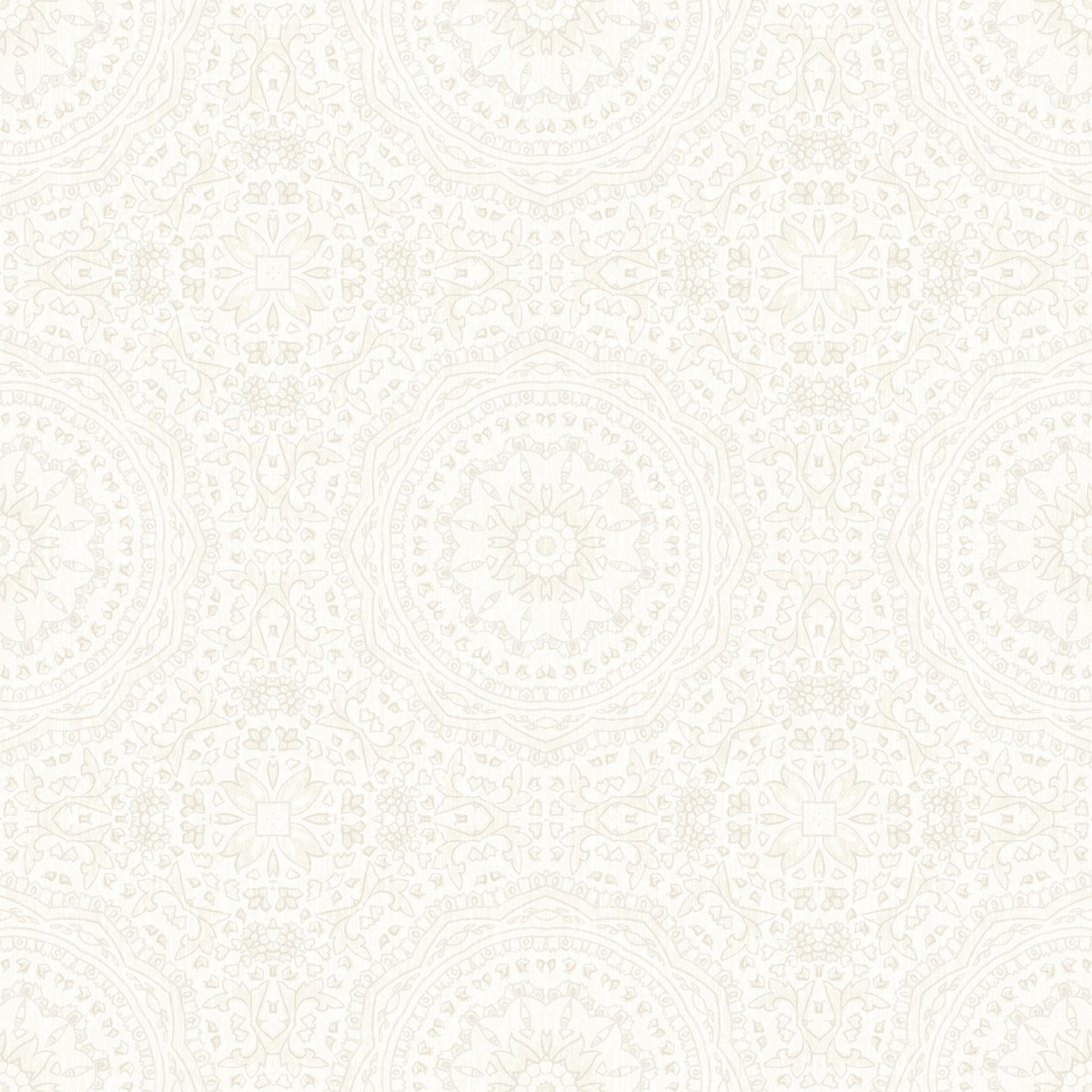 Wall Vision Marrakech Cream Medallion Wallpaper, 21-in by 33-ft, 57.75 ...