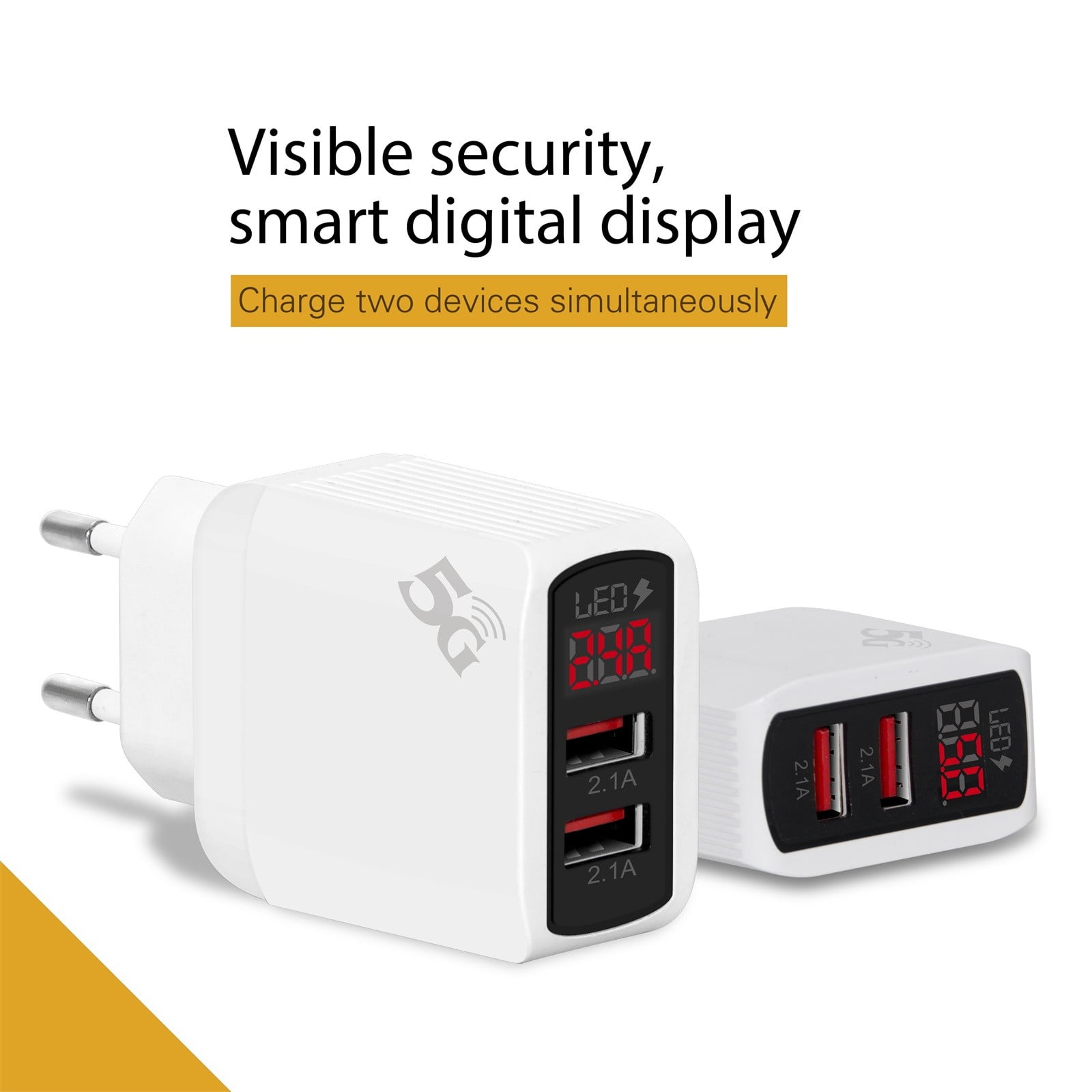 Wall Watch Electric + Charger Data for Chargers Type C Plug 3 Plug 2 ...