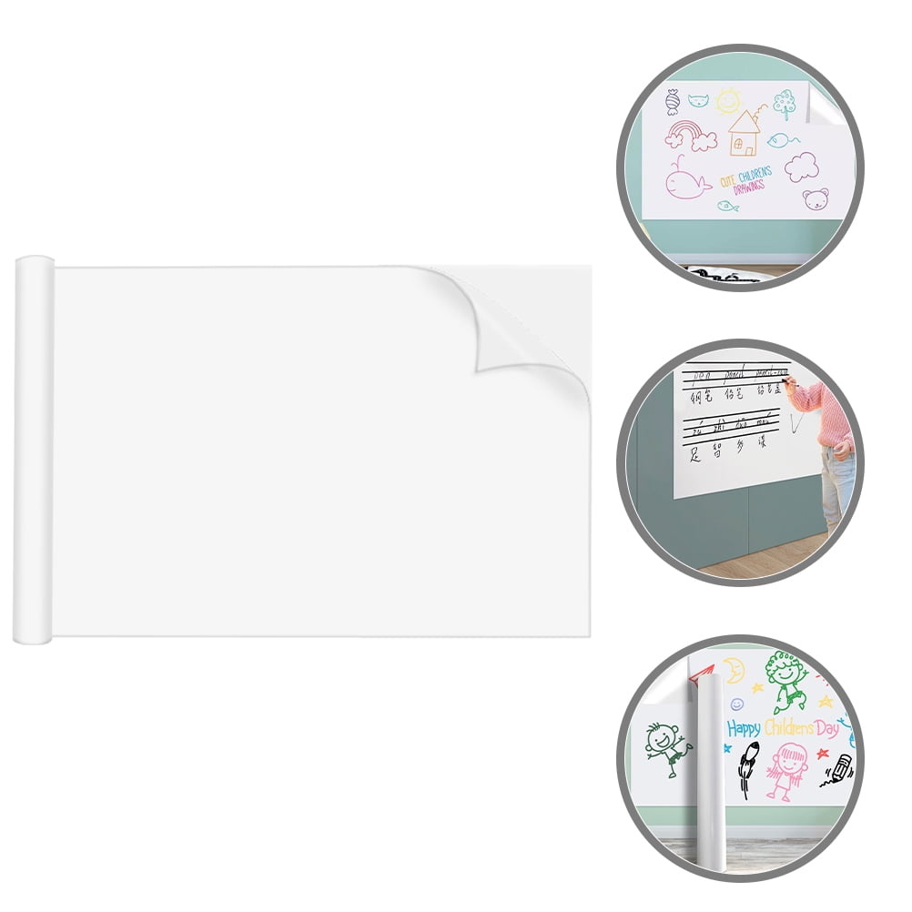 Wall Whiteboard Sticker Self-Adhesive Moveable Whiteboard for Wall ...