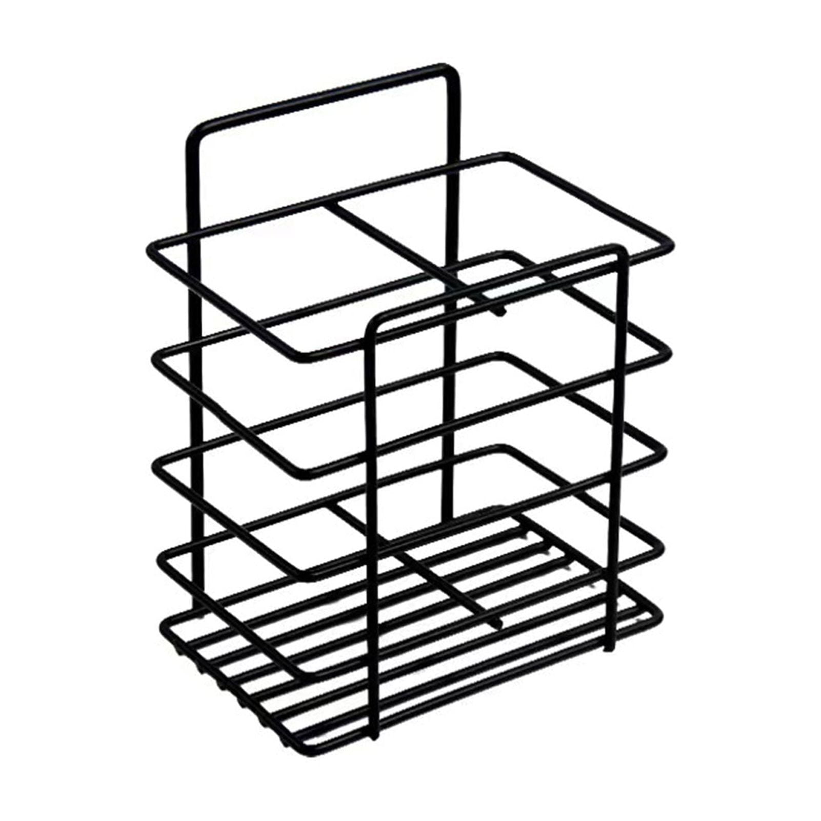 Wall Wire Baskets, Metal Wire Storage Bin Rack, Adhesive Toilet Paper ...
