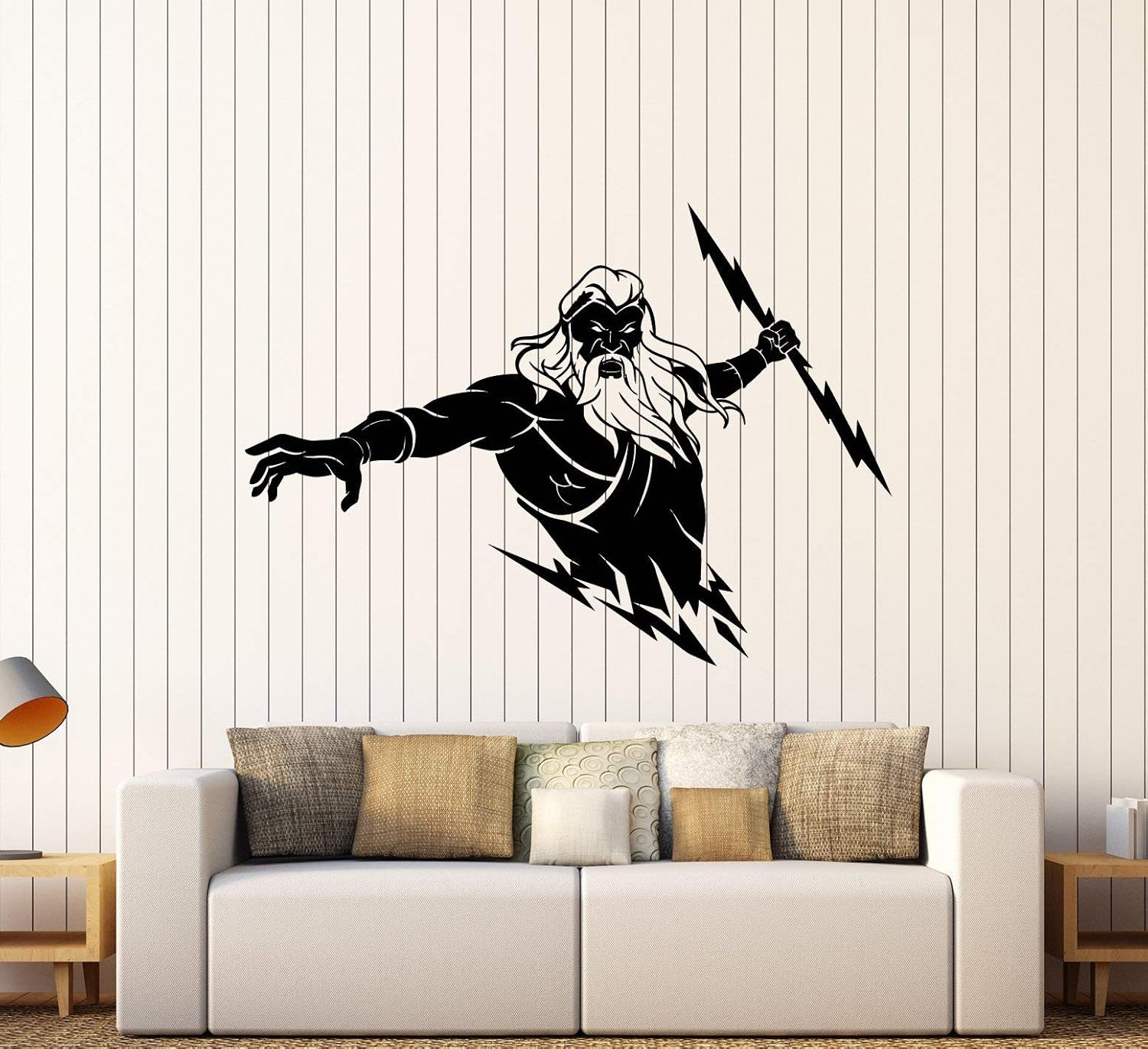 Wall Zeus Ancien Greece Myhology God Lighning Sickers Large (3427ig ...