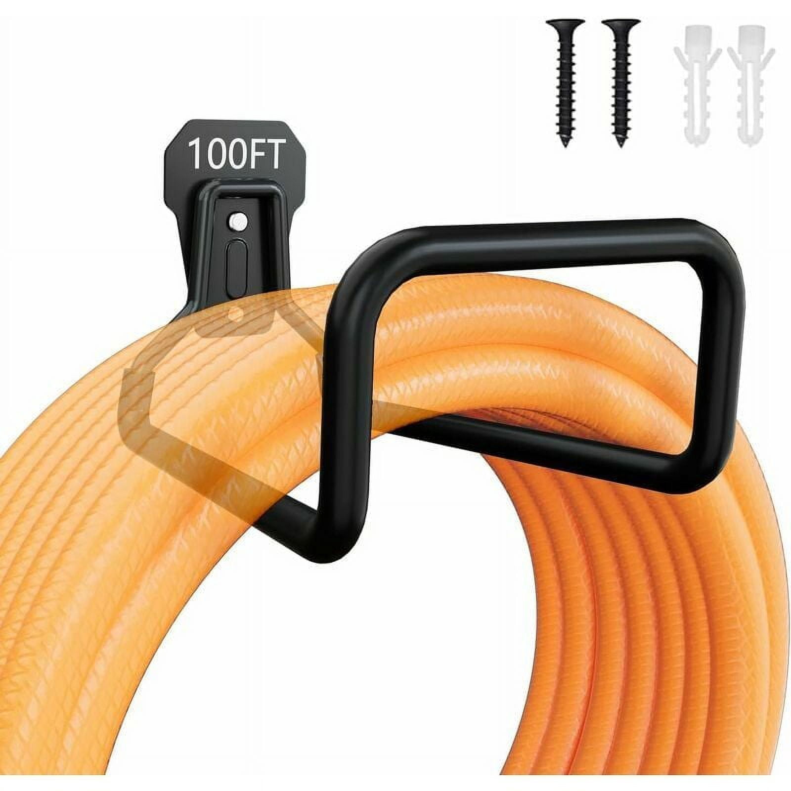 Wall bracket for garden hoses, sturdy garden hose bracket for outdoor ...