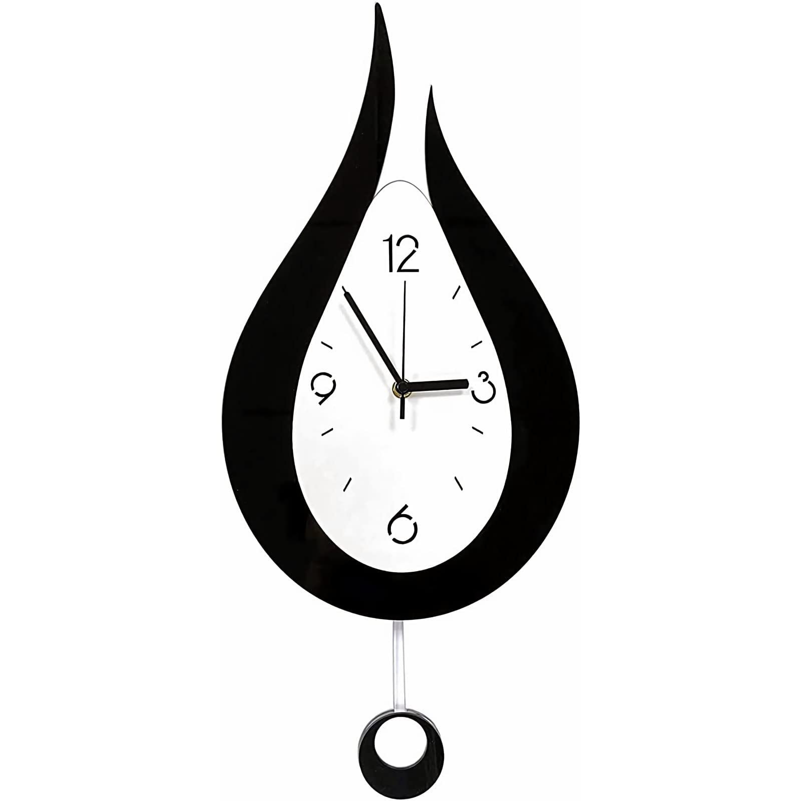 Wall clock modern, acrylic water drop design, large wall clock, 54 cm ...