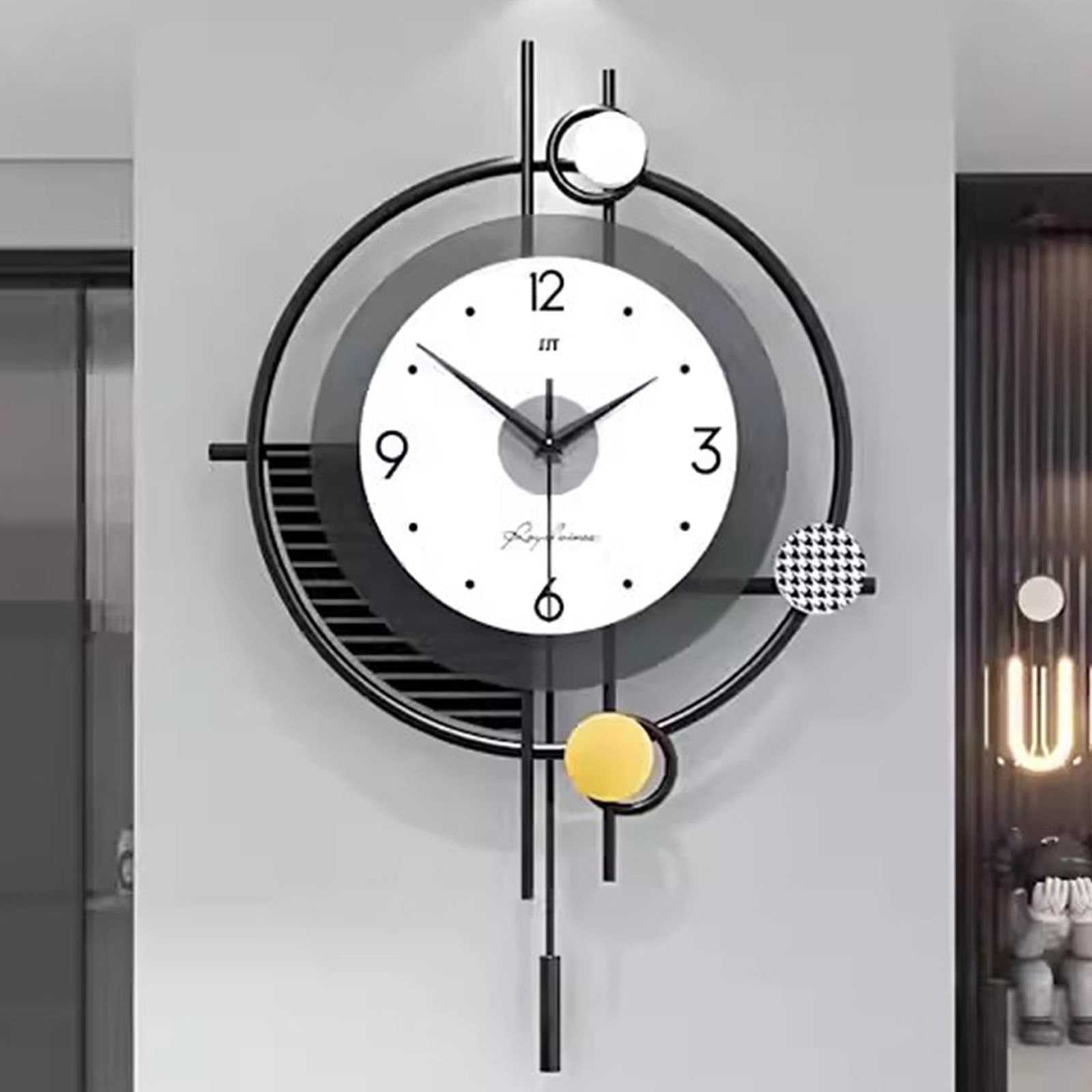 Wall clock, without ticking noises wall clock, minimalist wall clock ...