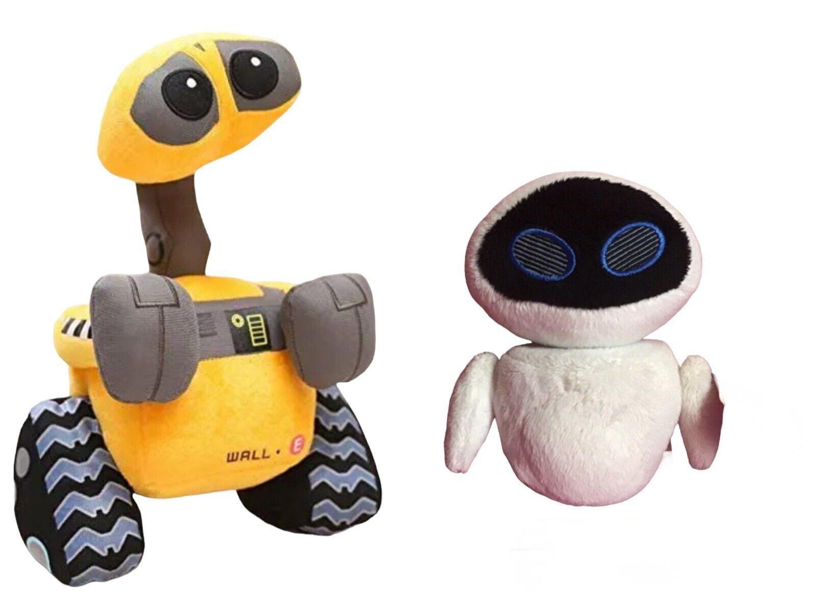 Wall e 12” & Eve Small 6” Plush SET Dolls NEW Stuffed Animals NEW ...